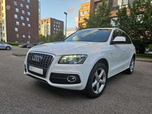 White Audi Q5 2009 in Vilnius, with an engine capacity of 1.97 L and mileage of 292 thousand km for 6900 €, photo  on AUTOMOTO.COM.LV
