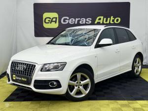 White Audi Q5 2009 in Vilnius, with an engine capacity of 1.97 L and mileage of 303 thousand km for 6900 €, photo  on AUTOMOTO.COM.LV