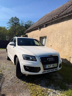 White Audi Q5 2009 in Tallinn, with an engine capacity of 2.00 L and mileage of 168 thousand km for 8900 €, photo 3 on AUTOMOTO.COM.LV