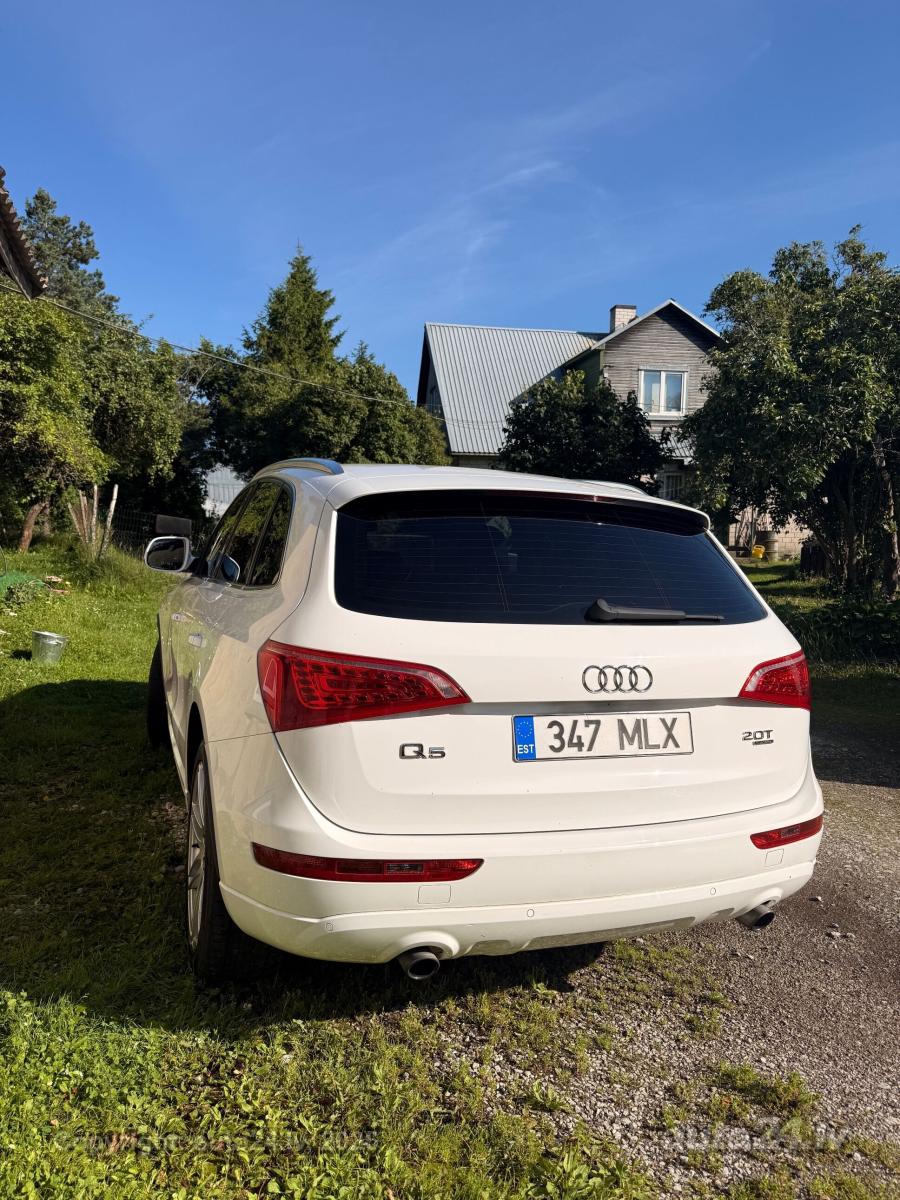 White Audi Q5 2009 in Tallinn, with an engine capacity of 2.00 L and mileage of 168 thousand km for 8900 €, photo 5 on AUTOMOTO.COM.LV