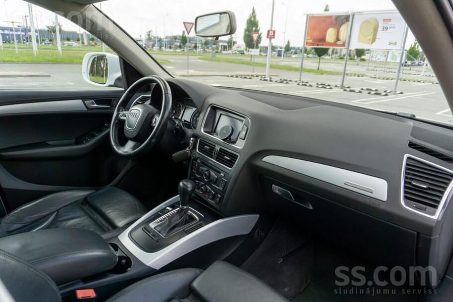 Balts Audi Q5 2010 Rīga, ar dzinēja tilpumu 2.00 L un nobraukumu 269 tūkst. km par 8690 €, foto 11 vietnē AUTOMOTO.COM.LV