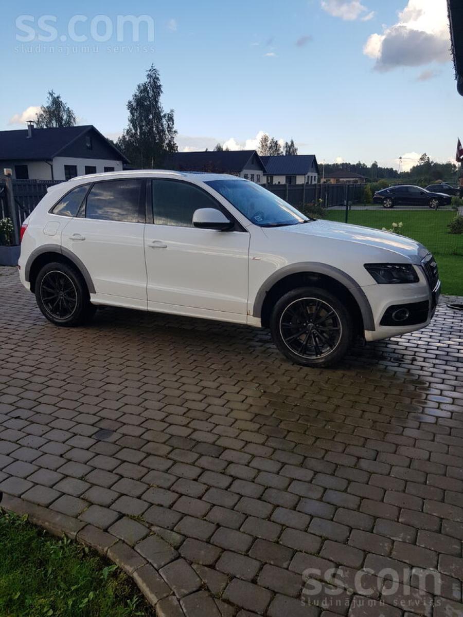 White Audi Q5 2010 in Riga, with an engine capacity of 3.00 L and mileage of 369 thousand km for 7500 €, photo 1 on AUTOMOTO.COM.LV