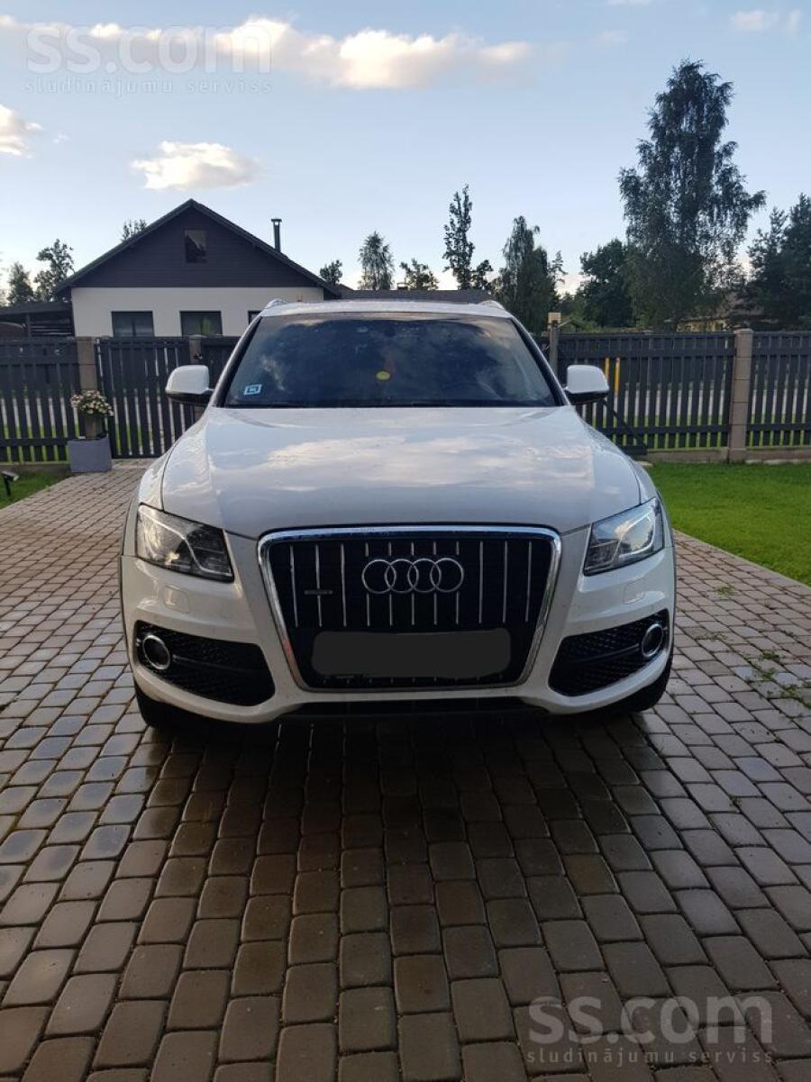 White Audi Q5 2010 in Riga, with an engine capacity of 3.00 L and mileage of 369 thousand km for 7500 €, photo 3 on AUTOMOTO.COM.LV