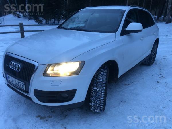 Balts Audi Q5 2010 Rīga, ar dzinēja tilpumu 2.00 L un nobraukumu 270 tūkst. km par 7500 €, foto 1 vietnē AUTOMOTO.COM.LV