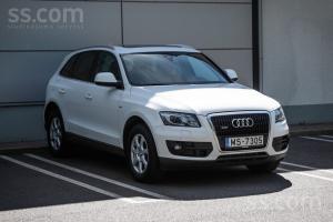 White Audi Q5 2010 in Riga, with an engine capacity of 3.00 L and mileage of 338 thousand km for 7490 €, photo 4 on AUTOMOTO.COM.LV