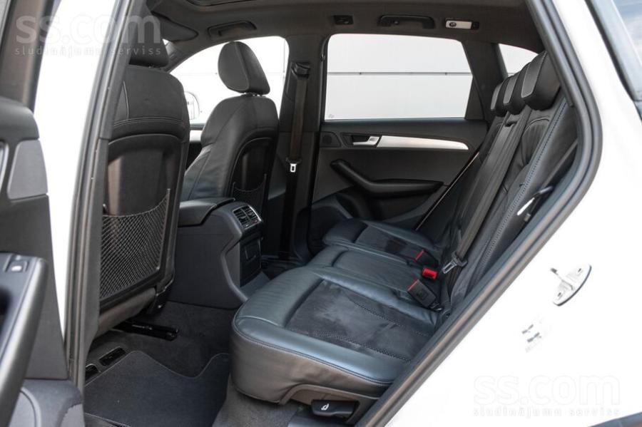 White Audi Q5 2010 in Riga, with an engine capacity of 3.00 L and mileage of 338 thousand km for 7490 €, photo 15 on AUTOMOTO.COM.LV