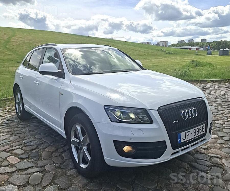 Balts Audi Q5 2010 Rīga, ar dzinēja tilpumu 3.00 L un nobraukumu 246 tūkst. km par 10950 €, foto 1 vietnē AUTOMOTO.COM.LV