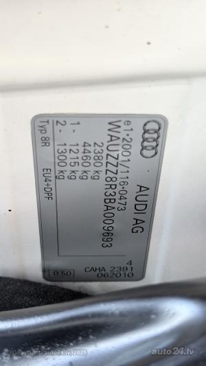 Белый Ауди Ку 5 2010 в Таллин, объемом двигателя 2.00 л и пробегом 260 тыс. км за 8900 €, фото 31 на AUTOMOTO.COM.LV