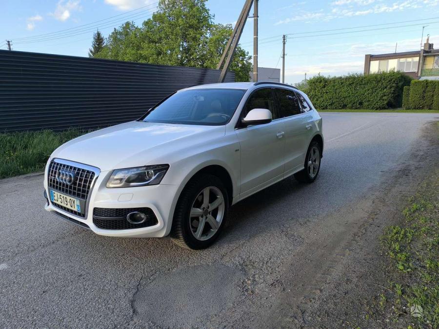 White Audi Q5 2010 in Marijampole, with an engine capacity of 1.97 L and mileage of 254 thousand km for 8050 €, photo 1 on AUTOMOTO.COM.LV