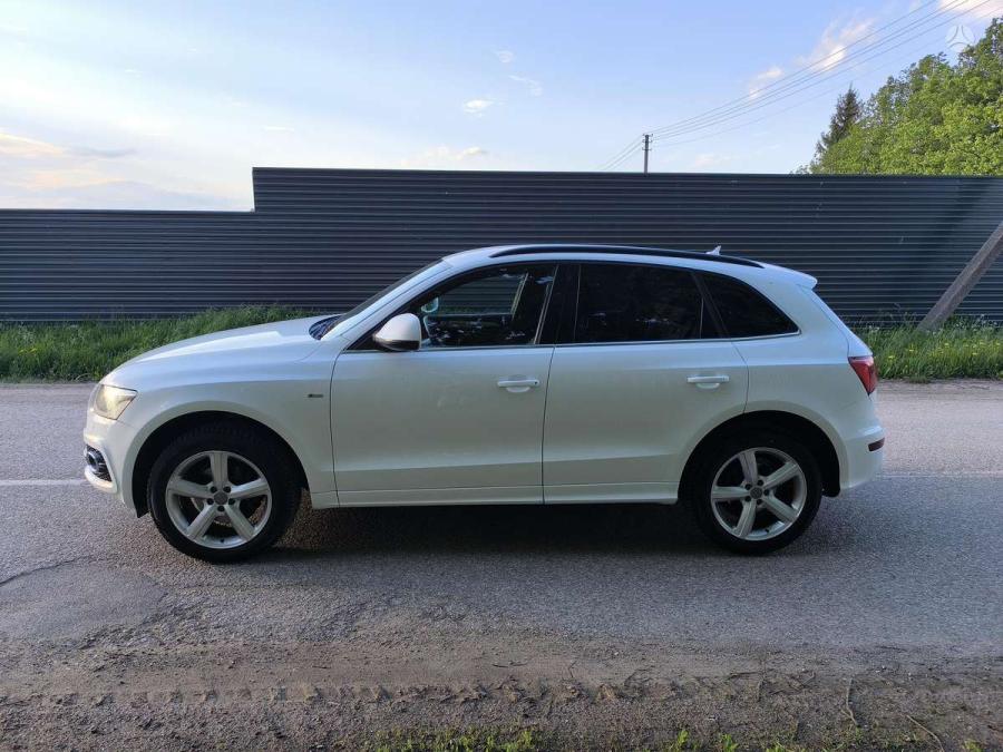 White Audi Q5 2010 in Marijampole, with an engine capacity of 1.97 L and mileage of 254 thousand km for 8050 €, photo 3 on AUTOMOTO.COM.LV