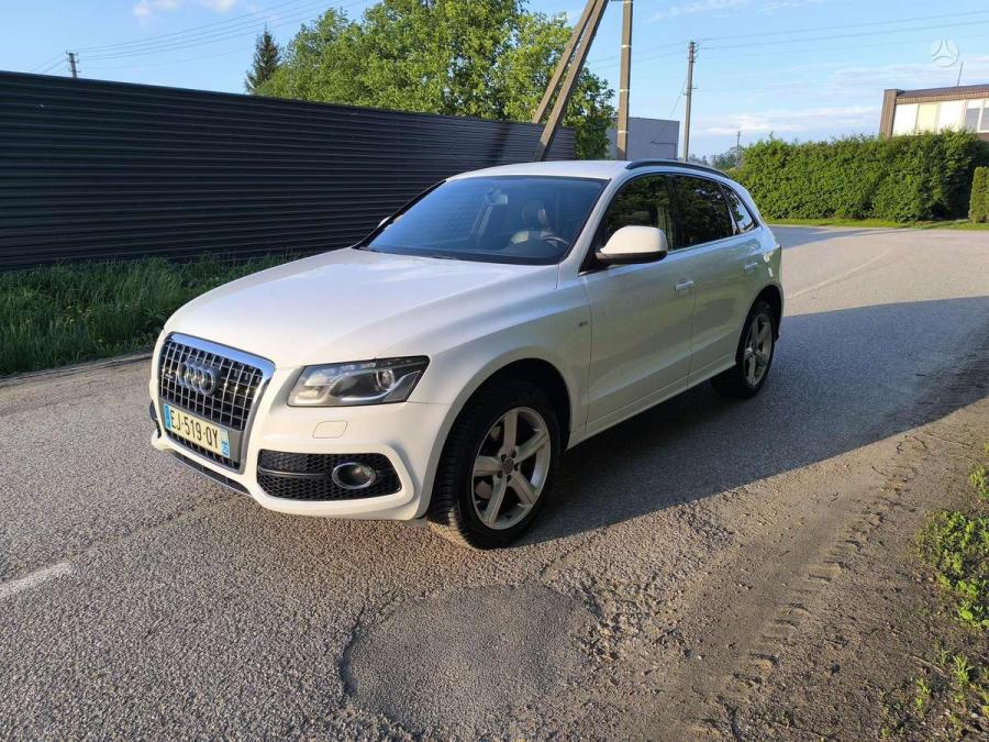 White Audi Q5 2010 in Marijampole, with an engine capacity of 1.97 L and mileage of 254 thousand km for 8050 €, photo 10 on AUTOMOTO.COM.LV