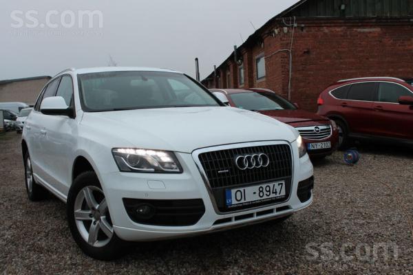 White Audi Q5 2011 in Daugavpils, with an engine capacity of 2.00 L and mileage of 225 thousand km for 9290 €, photo 2 on AUTOMOTO.COM.LV