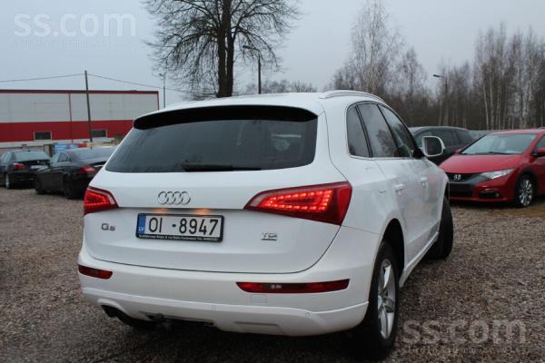 White Audi Q5 2011 in Daugavpils, with an engine capacity of 2.00 L and mileage of 225 thousand km for 9290 €, photo 5 on AUTOMOTO.COM.LV