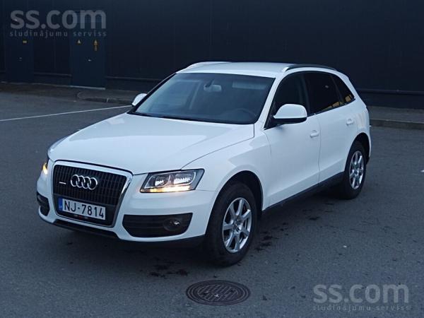 White Audi Q5 2011 in Riga, with an engine capacity of 2.00 L and mileage of 0 thousand km for 9700 €, photo 1 on AUTOMOTO.COM.LV