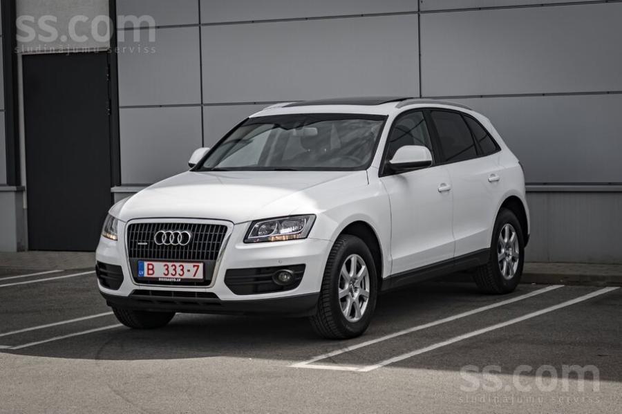White Audi Q5 2011 in Riga, with an engine capacity of 2.00 L and mileage of 231 thousand km for 10500 €, photo 1 on AUTOMOTO.COM.LV