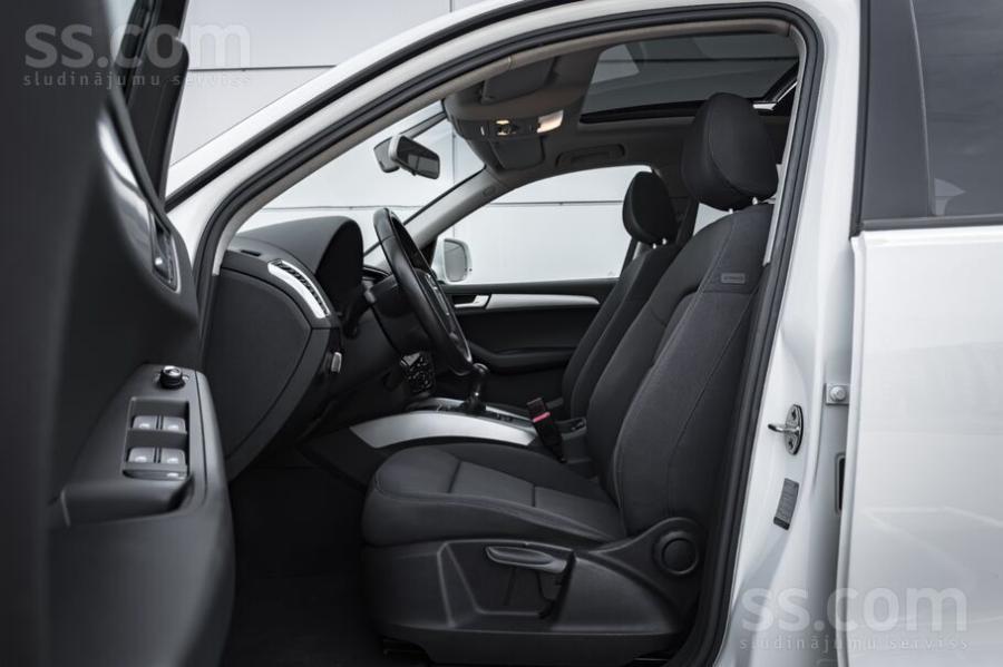 White Audi Q5 2011 in Riga, with an engine capacity of 2.00 L and mileage of 231 thousand km for 10500 €, photo 10 on AUTOMOTO.COM.LV