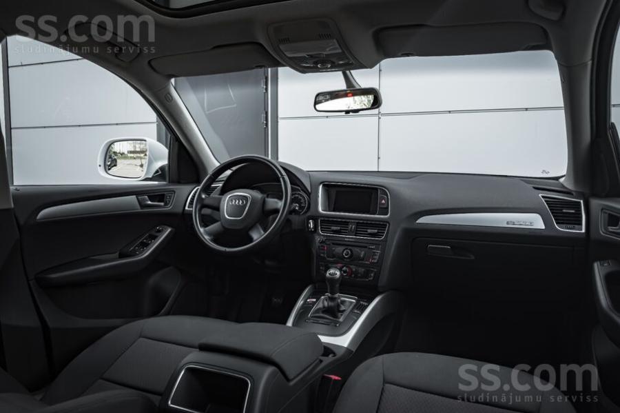 White Audi Q5 2011 in Riga, with an engine capacity of 2.00 L and mileage of 231 thousand km for 10500 €, photo 17 on AUTOMOTO.COM.LV