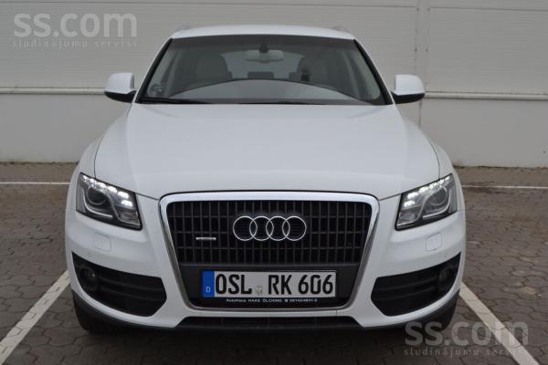White Audi Q5 2011 in Riga, with an engine capacity of 2.00 L and mileage of 212 thousand km for 10650 €, photo 2 on AUTOMOTO.COM.LV