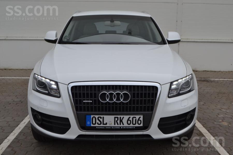 White Audi Q5 2011 in Riga, with an engine capacity of 2.00 L and mileage of 212 thousand km for 10650 €, photo 3 on AUTOMOTO.COM.LV