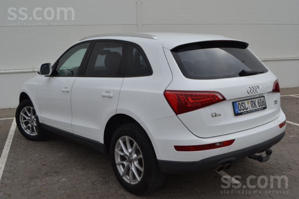 White Audi Q5 2011 in Riga, with an engine capacity of 2.00 L and mileage of 212 thousand km for 10650 €, photo 4 on AUTOMOTO.COM.LV