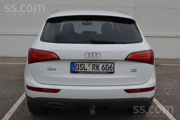 White Audi Q5 2011 in Riga, with an engine capacity of 2.00 L and mileage of 212 thousand km for 10650 €, photo 5 on AUTOMOTO.COM.LV