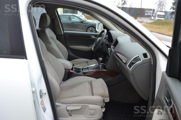 White Audi Q5 2011 in Riga, with an engine capacity of 2.00 L and mileage of 212 thousand km for 10650 €, photo 10 on AUTOMOTO.COM.LV