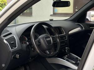 White Audi Q5 2011 in Utena, with an engine capacity of 1.97 L and mileage of 335 thousand km for 9700 €, photo 14 on AUTOMOTO.COM.LV