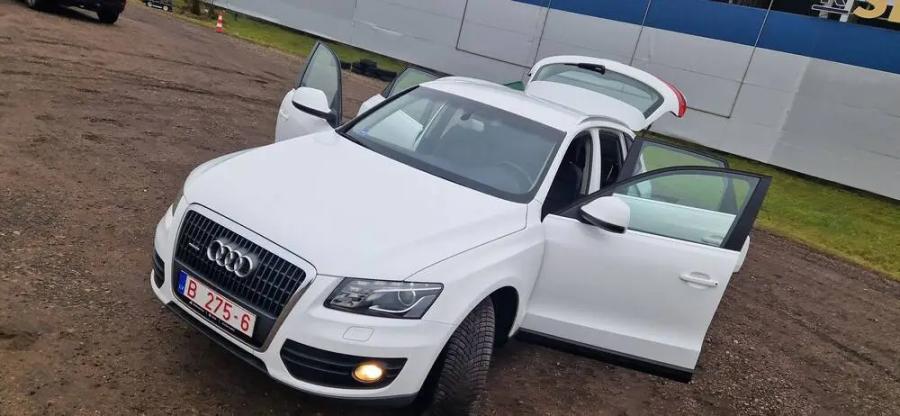 White Audi Q5 2011 in Daugavpils, with an engine capacity of 2.00 L and mileage of 285 thousand km for 9650 €, photo 36 on AUTOMOTO.COM.LV