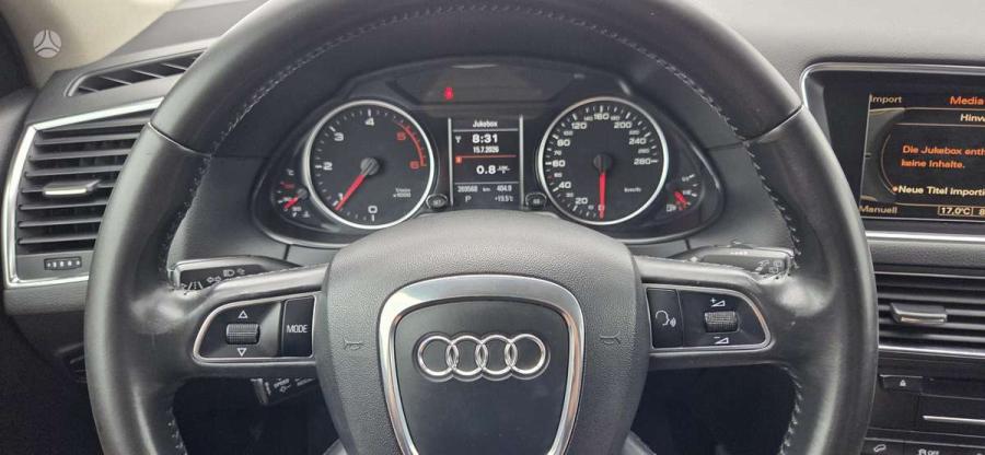 White Audi Q5 2011 in Vilnius, with an engine capacity of 1.97 L and mileage of 269 thousand km for 9200 €, photo 18 on AUTOMOTO.COM.LV