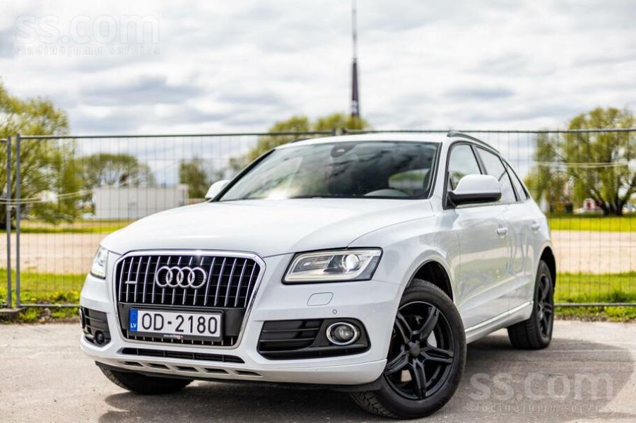 White Audi Q5 2012 in Riga, with an engine capacity of 3.00 L and mileage of 290 thousand km for 12590 €, photo 1 on AUTOMOTO.COM.LV
