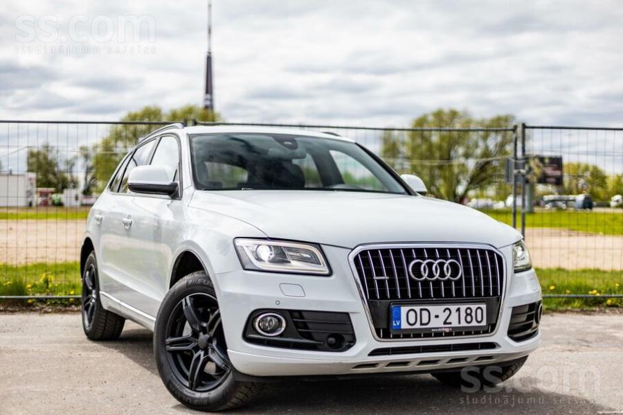 White Audi Q5 2012 in Riga, with an engine capacity of 3.00 L and mileage of 290 thousand km for 12590 €, photo 2 on AUTOMOTO.COM.LV