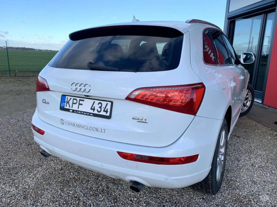 White Audi Q5 2012 in Kedainiai, with an engine capacity of 1.98 L and mileage of 294 thousand km for 7999 €, photo 36 on AUTOMOTO.COM.LV