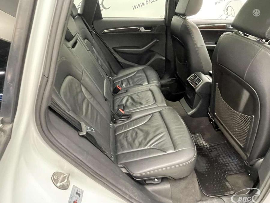 White Audi Q5 2012 in Vilnius, with an engine capacity of 1.98 L and mileage of 267 thousand km for 6900 €, photo 11 on AUTOMOTO.COM.LV