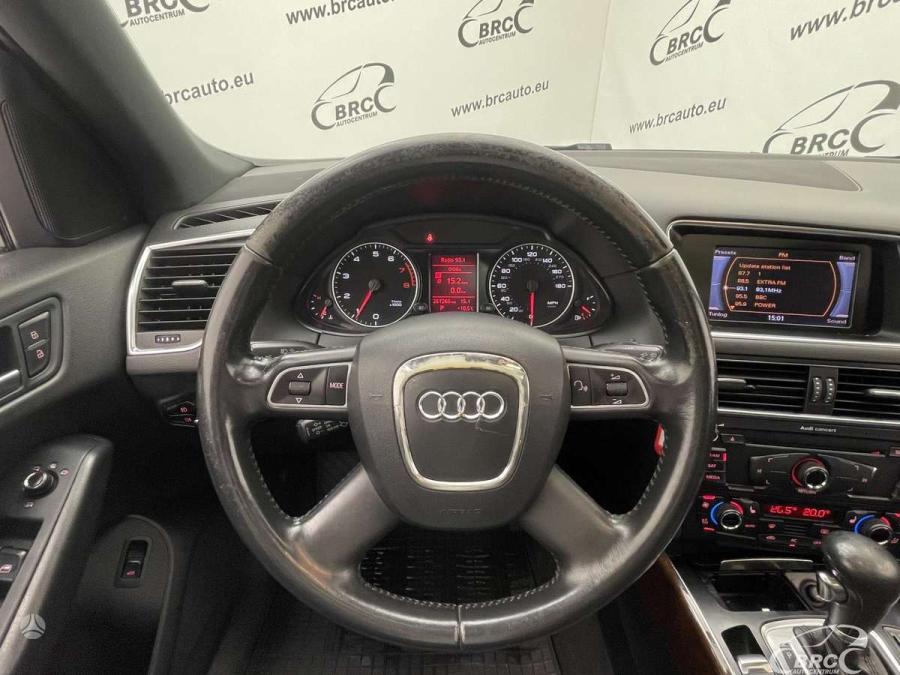 White Audi Q5 2012 in Vilnius, with an engine capacity of 1.98 L and mileage of 267 thousand km for 6900 €, photo 29 on AUTOMOTO.COM.LV