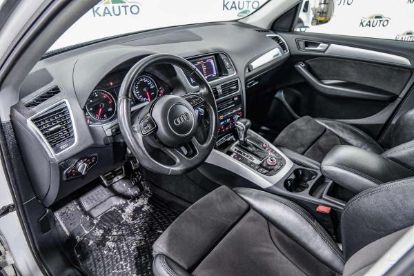 Balts Audi Q5 2012 Kauņa, ar dzinēja tilpumu 2.00 L un nobraukumu 223 tūkst. km par 12490 €, foto 5 vietnē AUTOMOTO.COM.LV