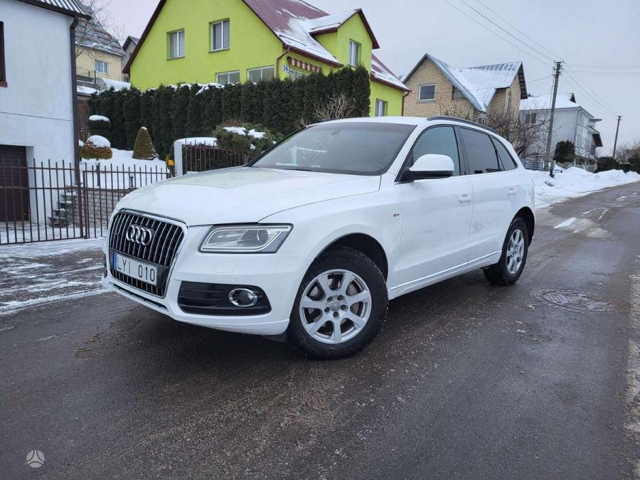 White Audi Q5 2012 in Alytus, with an engine capacity of 1.97 L and mileage of 346 thousand km for 9999 €, photo 1 on AUTOMOTO.COM.LV