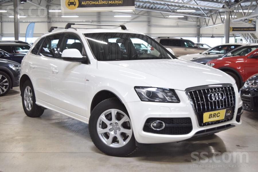 White Audi Q5 2012 in Riga, with an engine capacity of 3.00 L and mileage of 323 thousand km for 8900 €, photo 1 on AUTOMOTO.COM.LV