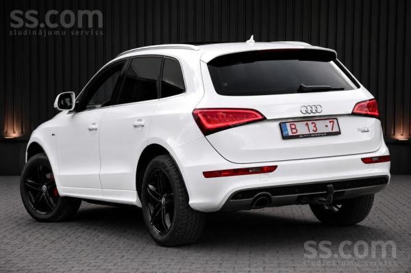 White Audi Q5 2012 in Tukums, with an engine capacity of 2.00 L and mileage of 258 thousand km for 13700 €, photo 4 on AUTOMOTO.COM.LV