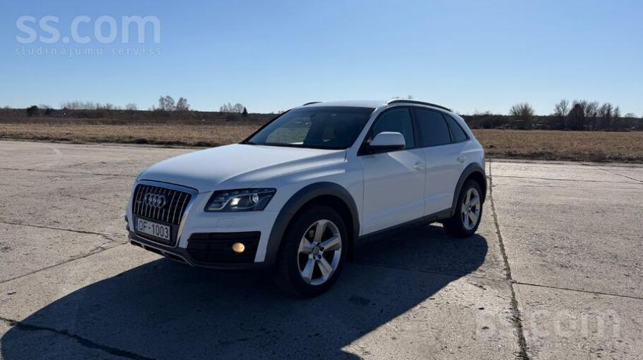 White Audi Q5 2012 in Riga, with an engine capacity of 2.00 L and mileage of 0 thousand km for 9950 €, photo 1 on AUTOMOTO.COM.LV