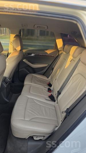 White Audi Q5 2012 in Riga, with an engine capacity of 2.00 L and mileage of 267 thousand km for 10500 €, photo 10 on AUTOMOTO.COM.LV