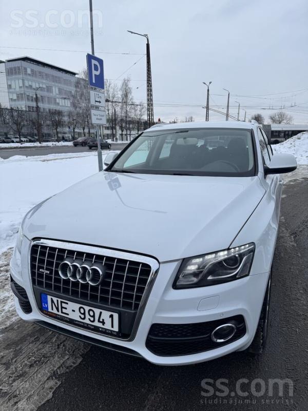 White Audi Q5 2012 in Riga, with an engine capacity of 2.00 L and mileage of 0 thousand km for 10800 €, photo 1 on AUTOMOTO.COM.LV