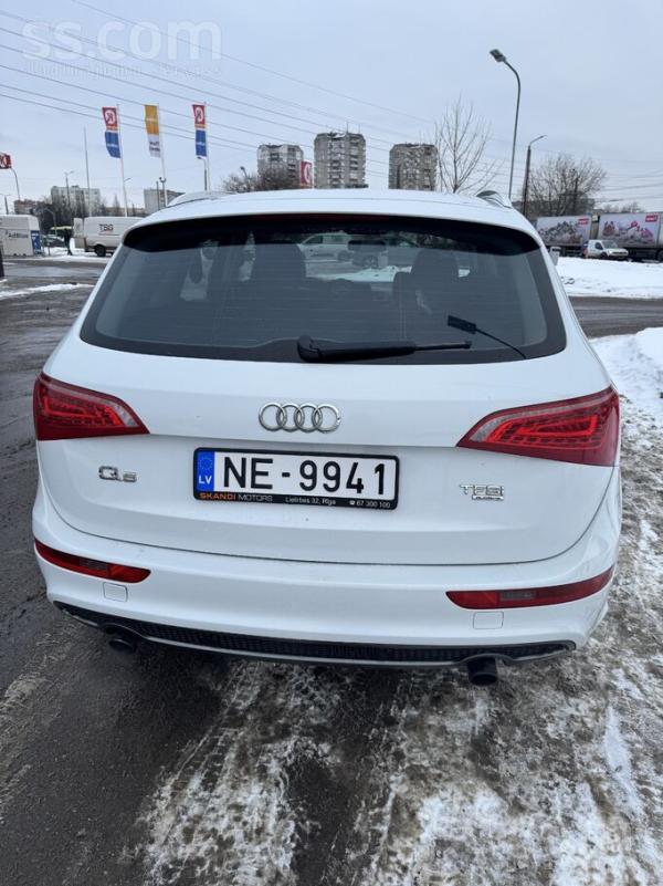 White Audi Q5 2012 in Riga, with an engine capacity of 2.00 L and mileage of 0 thousand km for 10800 €, photo 3 on AUTOMOTO.COM.LV