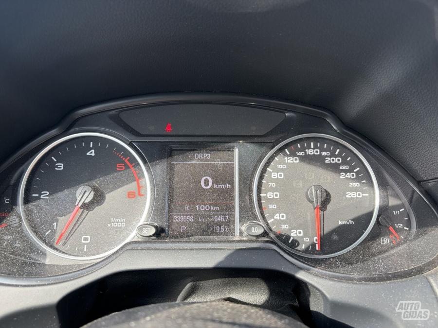 White Audi Q5 2012 in Vilnius, with an engine capacity of 3.00 L and mileage of 340 thousand km for 9999 €, photo 24 on AUTOMOTO.COM.LV