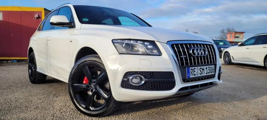 White Audi Q5 2012 in Riga, with an engine capacity of 3.00 L and mileage of 292 thousand km for 11900 €, photo 1 on AUTOMOTO.COM.LV