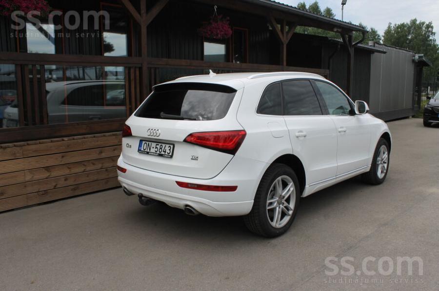 White Audi Q5 2012 in Riga, with an engine capacity of 3.00 L and mileage of 0 thousand km for 11900 €, photo 8 on AUTOMOTO.COM.LV