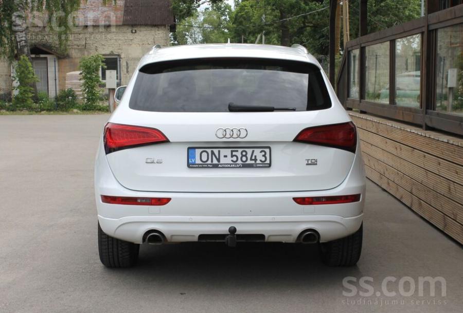 White Audi Q5 2012 in Riga, with an engine capacity of 3.00 L and mileage of 0 thousand km for 11900 €, photo 12 on AUTOMOTO.COM.LV
