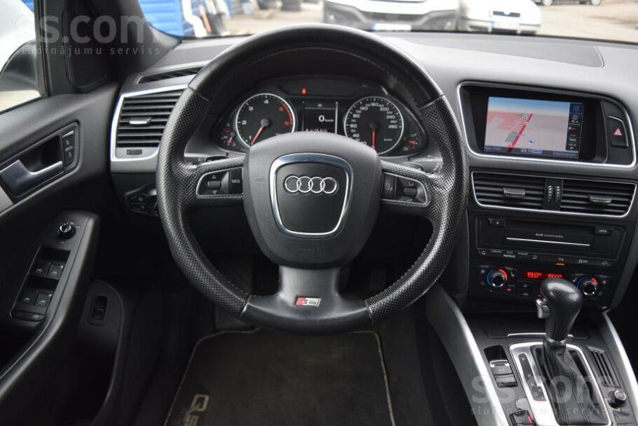 White Audi Q5 2012 in Riga, with an engine capacity of 3.00 L and mileage of 323 thousand km for 8000 €, photo 6 on AUTOMOTO.COM.LV