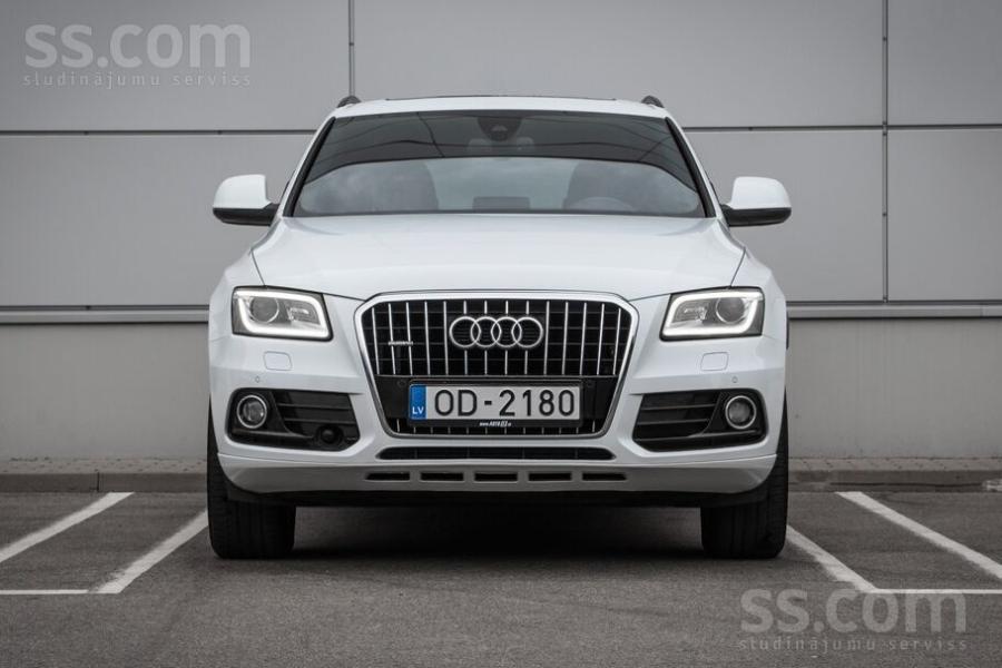 White Audi Q5 2012 in Riga, with an engine capacity of 3.00 L and mileage of 0 thousand km for 11990 €, photo 3 on AUTOMOTO.COM.LV