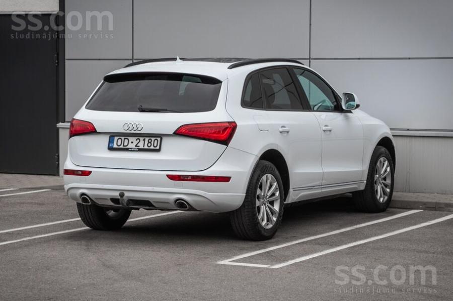 White Audi Q5 2012 in Riga, with an engine capacity of 3.00 L and mileage of 0 thousand km for 11990 €, photo 6 on AUTOMOTO.COM.LV