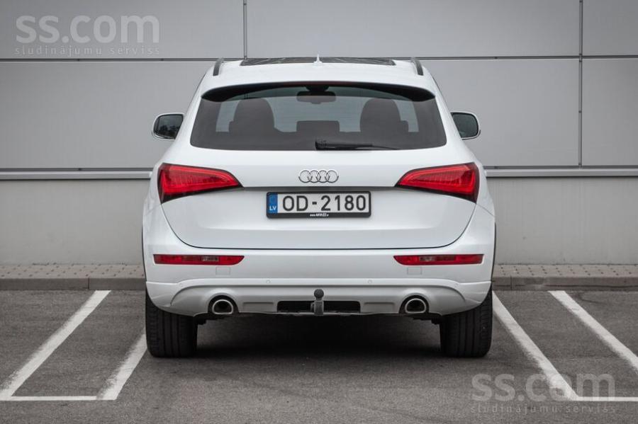 White Audi Q5 2012 in Riga, with an engine capacity of 3.00 L and mileage of 0 thousand km for 11990 €, photo 7 on AUTOMOTO.COM.LV